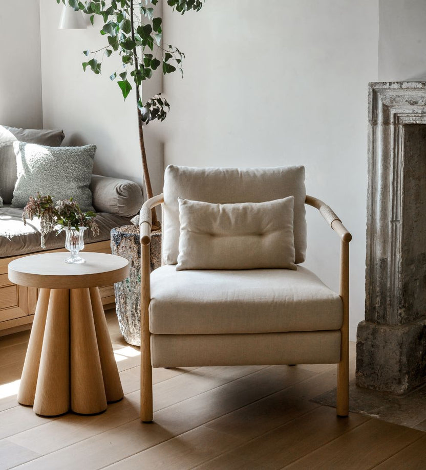 Nelson White Oak Side Table – Le Maé