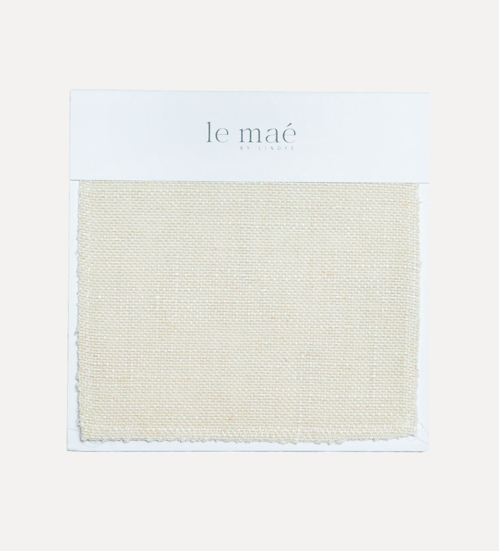 Oyster Crypton Linen Sample – Le Maé
